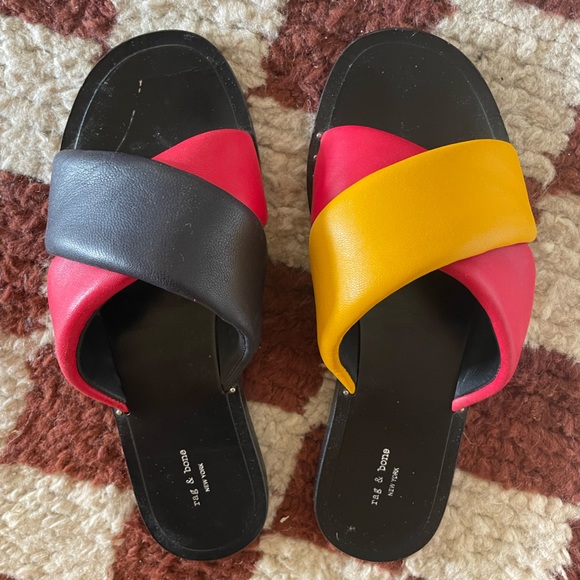 rag & bone | Shoes | Rag Bone Sandals Colorblock | Poshmark